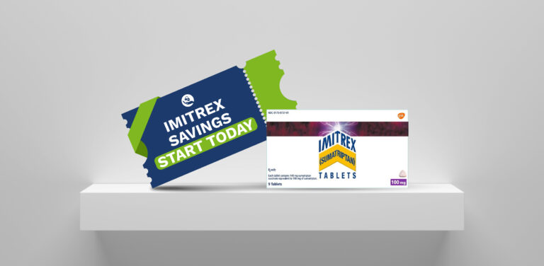 Imitrex Coupon & Assistance Programs – Cost $80/month